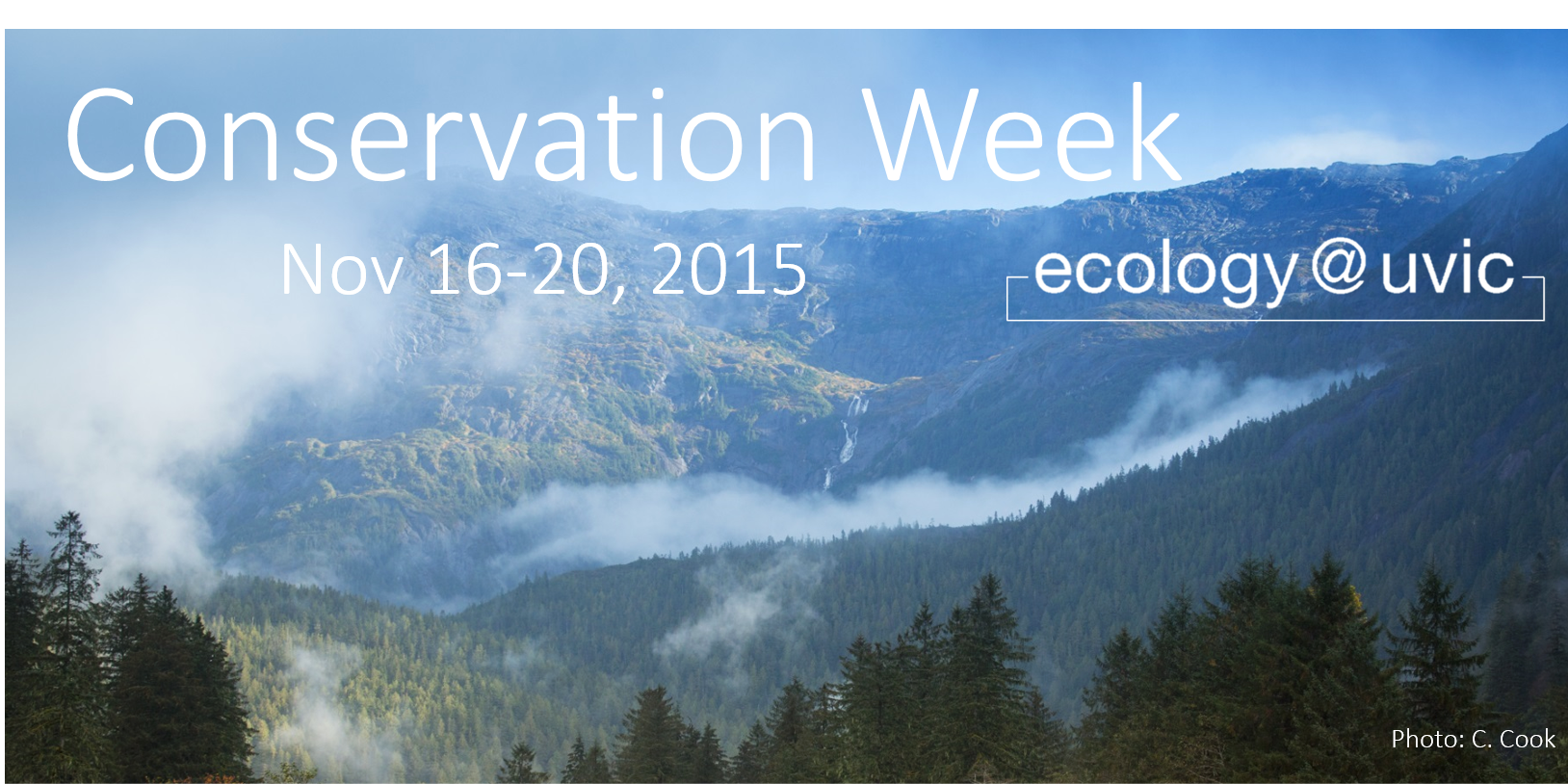 Conservation Week at UVic - Full Schedule - Applied Conservation ...